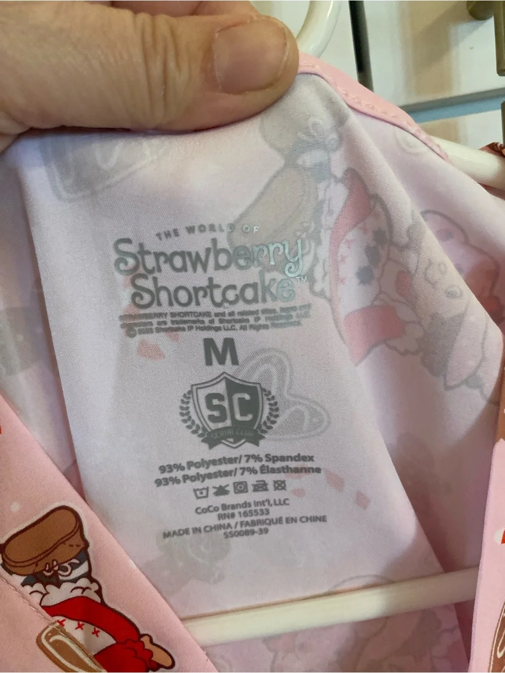 COCO brands | Tops | Coco Brands Vneck Scrubs Strawberry Shortcake ...
